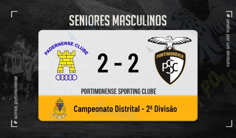 SENIORES: Padernense 2-2 Portimonense